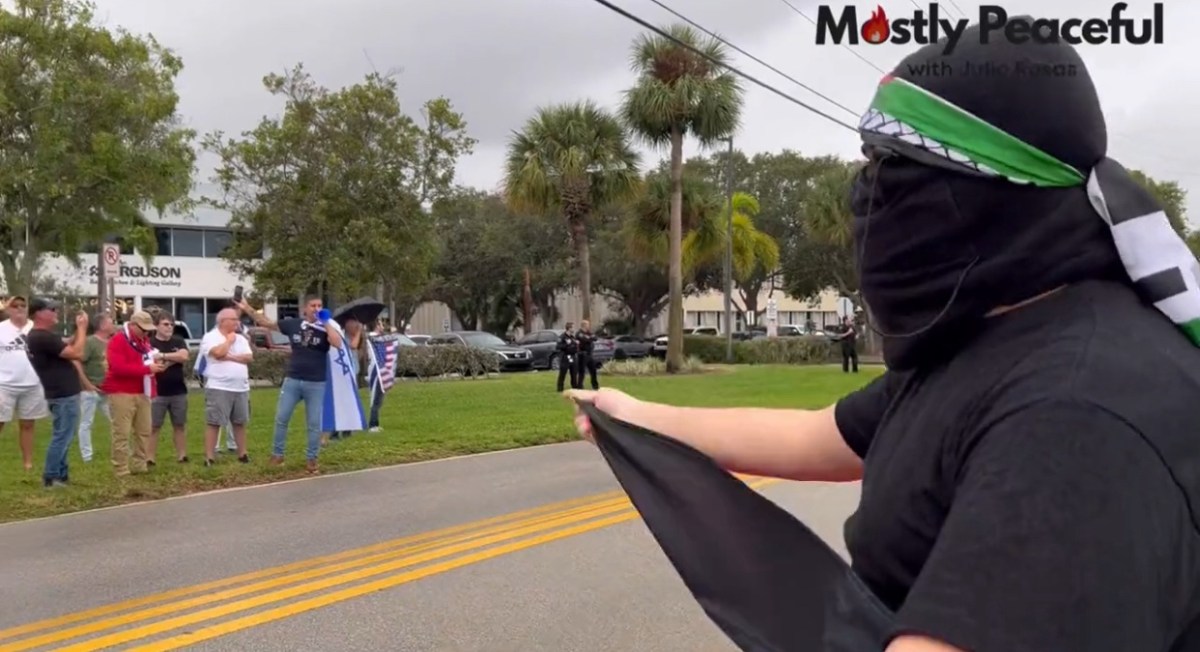 Florida Highway Patrol Seeking Identity Of Masked Pro-Palestine ...